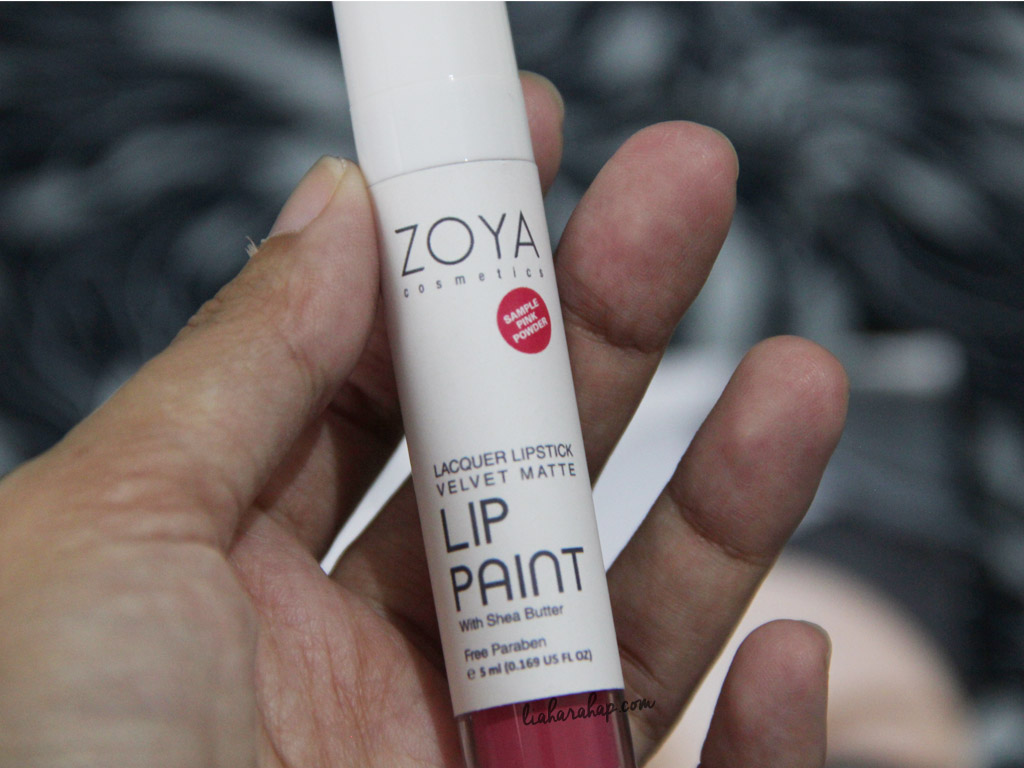 Zoya Cosmetics Lip Paint: Lacquer Lipstick Velvet Matte - Lia Harahap