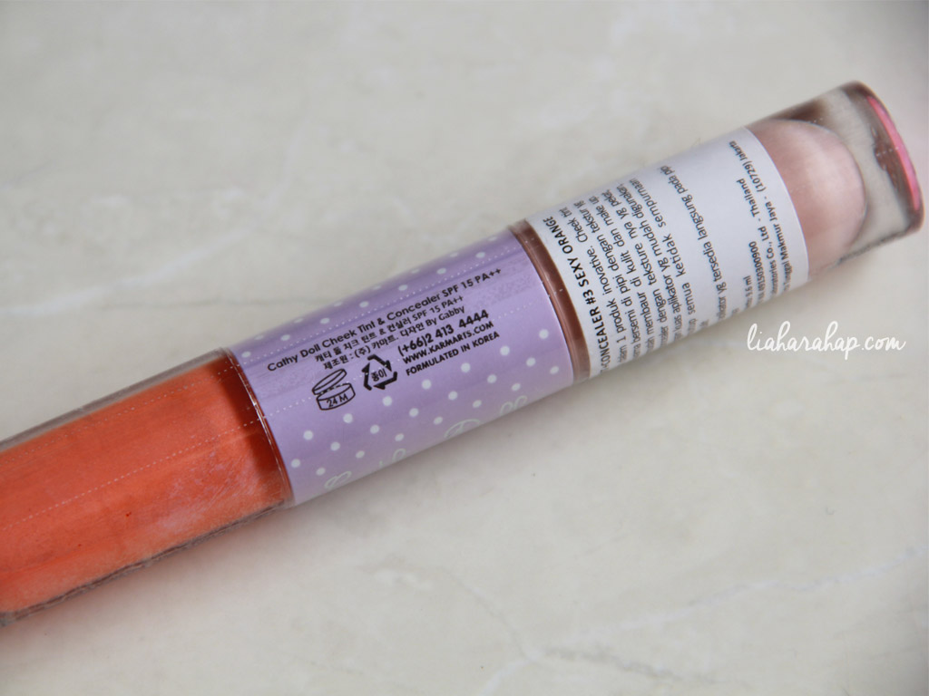 Cathy Doll Cheek Tint and Concealer Sexy Orange - Lia Harahap